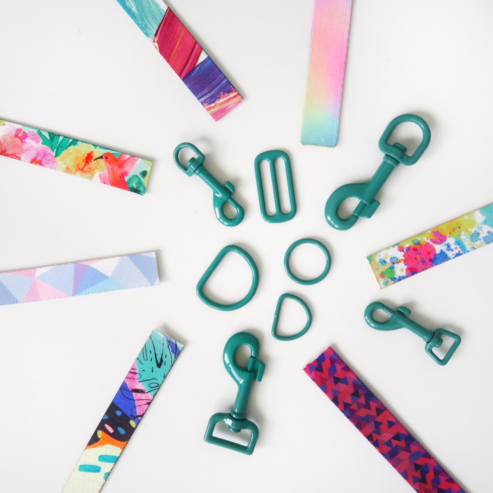 Kolorowe okucia w akcesoriach dla psa - WARSAW DOG